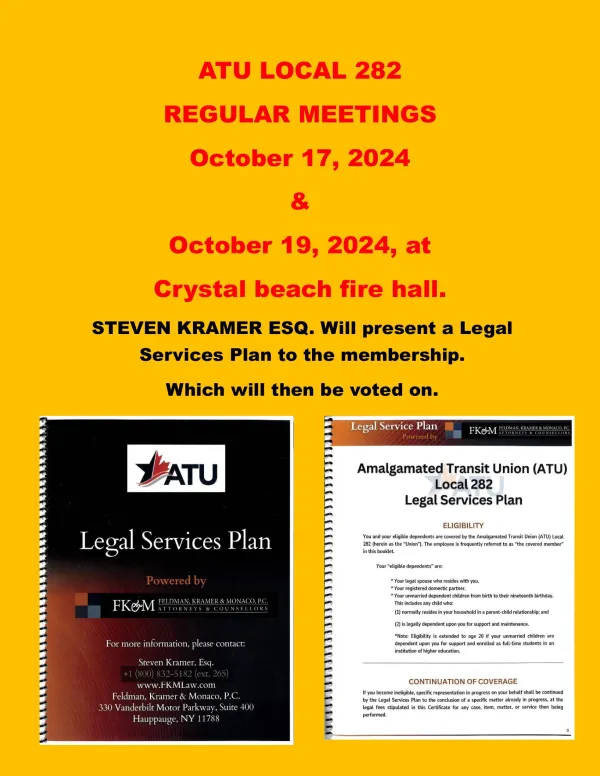 Steven Kramer Esq. Presentation | Local 282